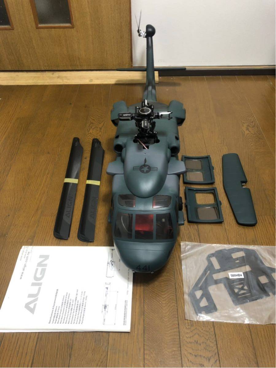 ALIGN T-rex500 UH-60 Black Hawk 500クラススケールヘリ フルLED仕様 中古品の落札情報詳細 - Yahoo ...