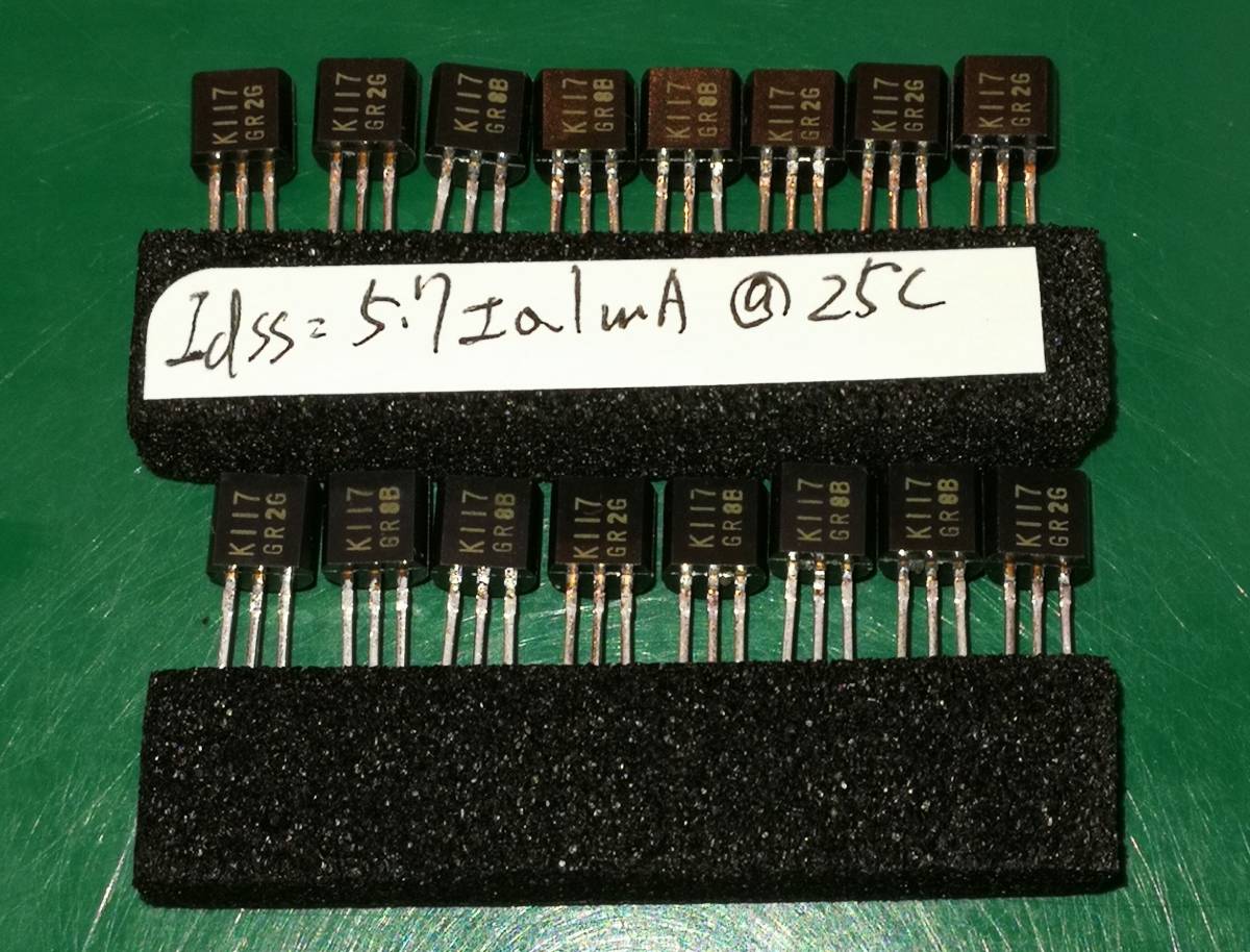 【新品】【送料無料・即決】音響用 東芝JFET 2SK117GR★Idss5.0mA以上8組16個★Aの落札情報詳細 - ヤフオク落札価格情報 ...