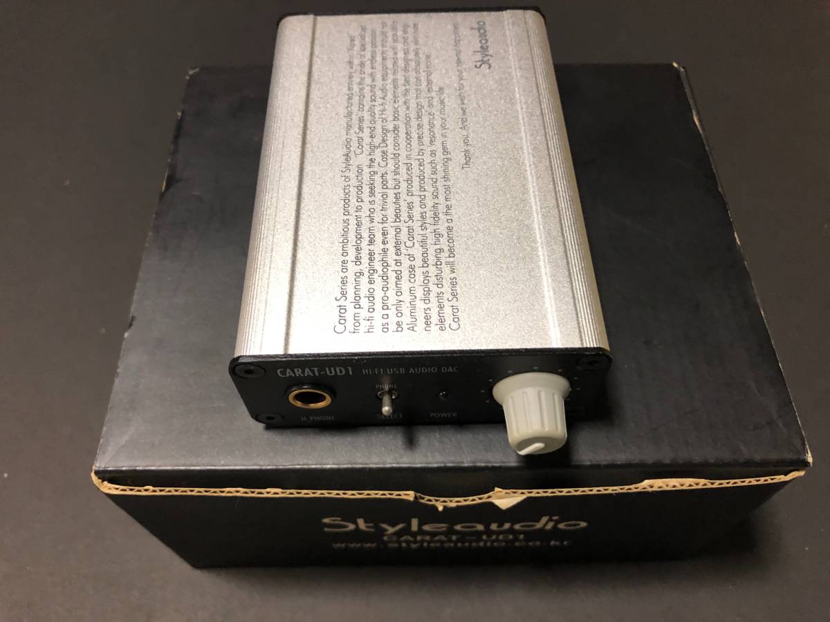 styleaudio CARAT-UD1 USB DAC ヘッドフォンアンプの落札情報詳細 - ヤフオク落札価格情報 オークフリー