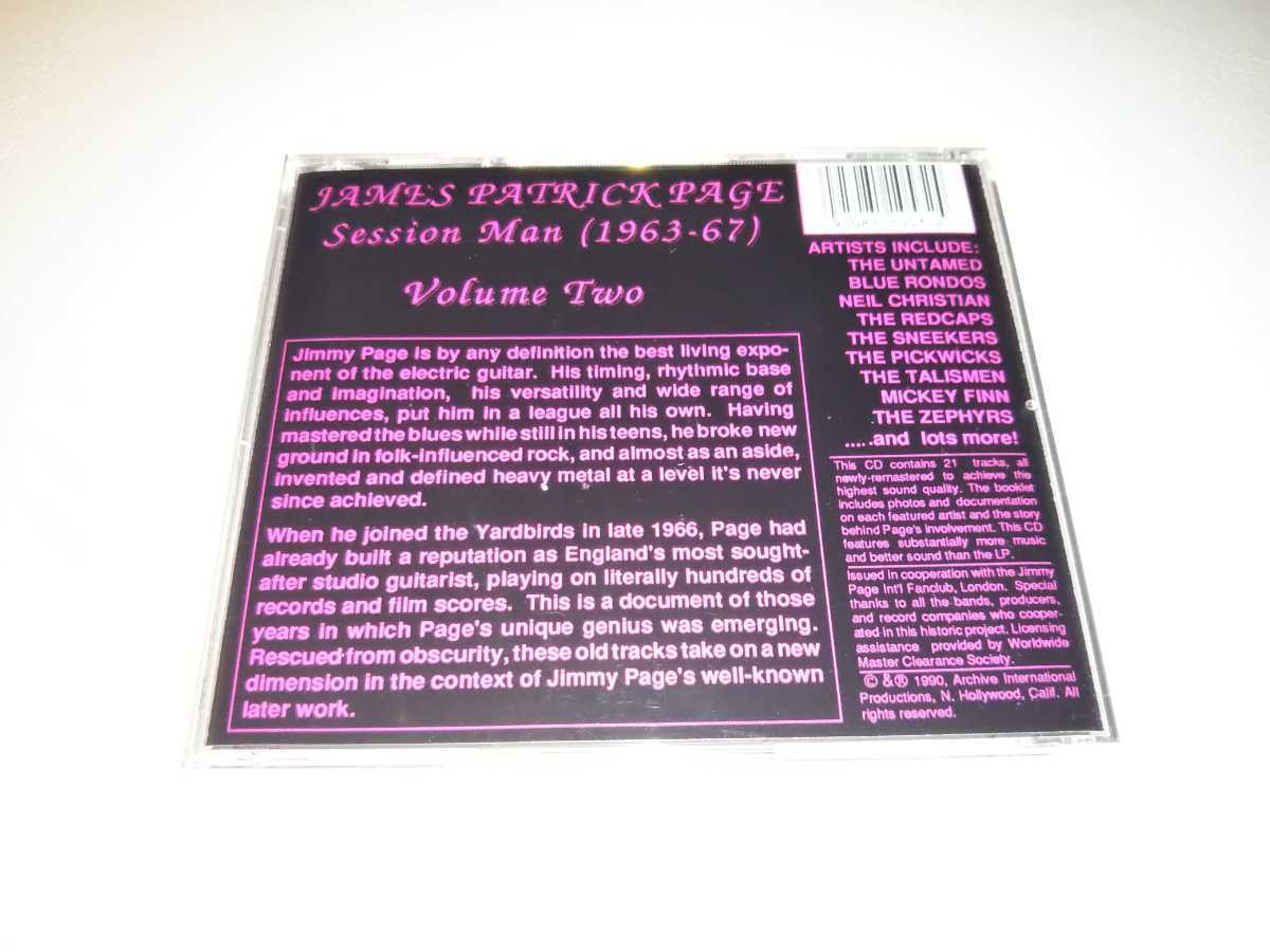 JAMES PATRICK PAGE session Man（1963～67）Volume Two/CD/輸入盤/Jimmy Page/ジミー ...