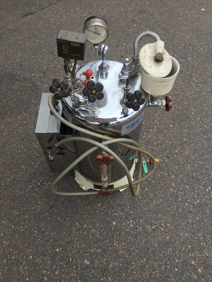 オーサカボイラー 簡易ボイラー 蒸気発生機 EB-14F 三相 200V クリーニング アイロン 大阪電気 現状品の落札情報詳細 - ヤフオク落札価格検索 オークフリー