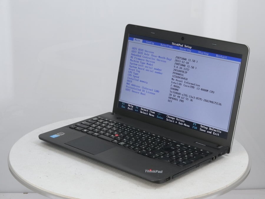 lenovo 20C6-009EJP ThinkPad E540 Core i3 4000M 2.40GHz 2GB 320GB 1週間保証の落札情報詳細 - ヤフオク落札価格検索 オークフリー