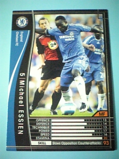 【やや傷や汚れあり】WCCF 07-08 チェルシー エシアン 105の落札情報詳細 - ヤフオク落札価格検索 オークフリー