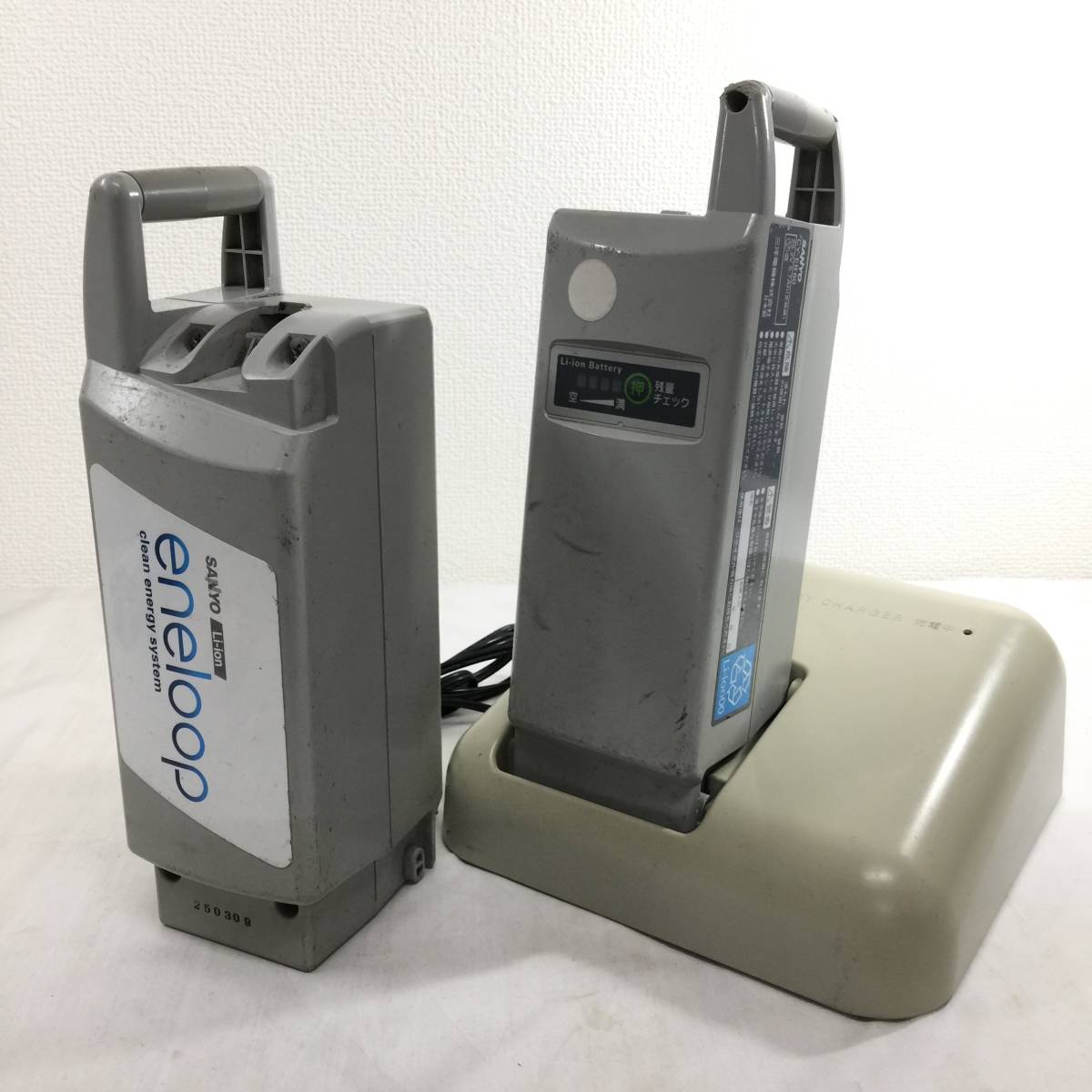 SANYO サンヨー/電動ハイブリット自転車用バッテリー CY-EB60/充電器 CY-PAA6 付き/エネループの落札情報詳細 - ヤフオク落札価格検索 オークフリー