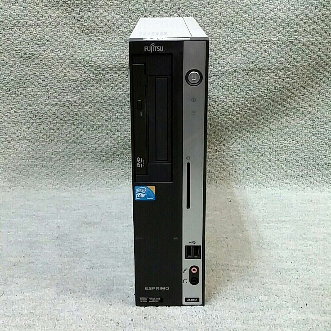 激安 FUJITSU 富士通 D530/A ★ Core 2Duo E8400 2コア/メモリ4GB/HDD160GB/ATI5400 ...