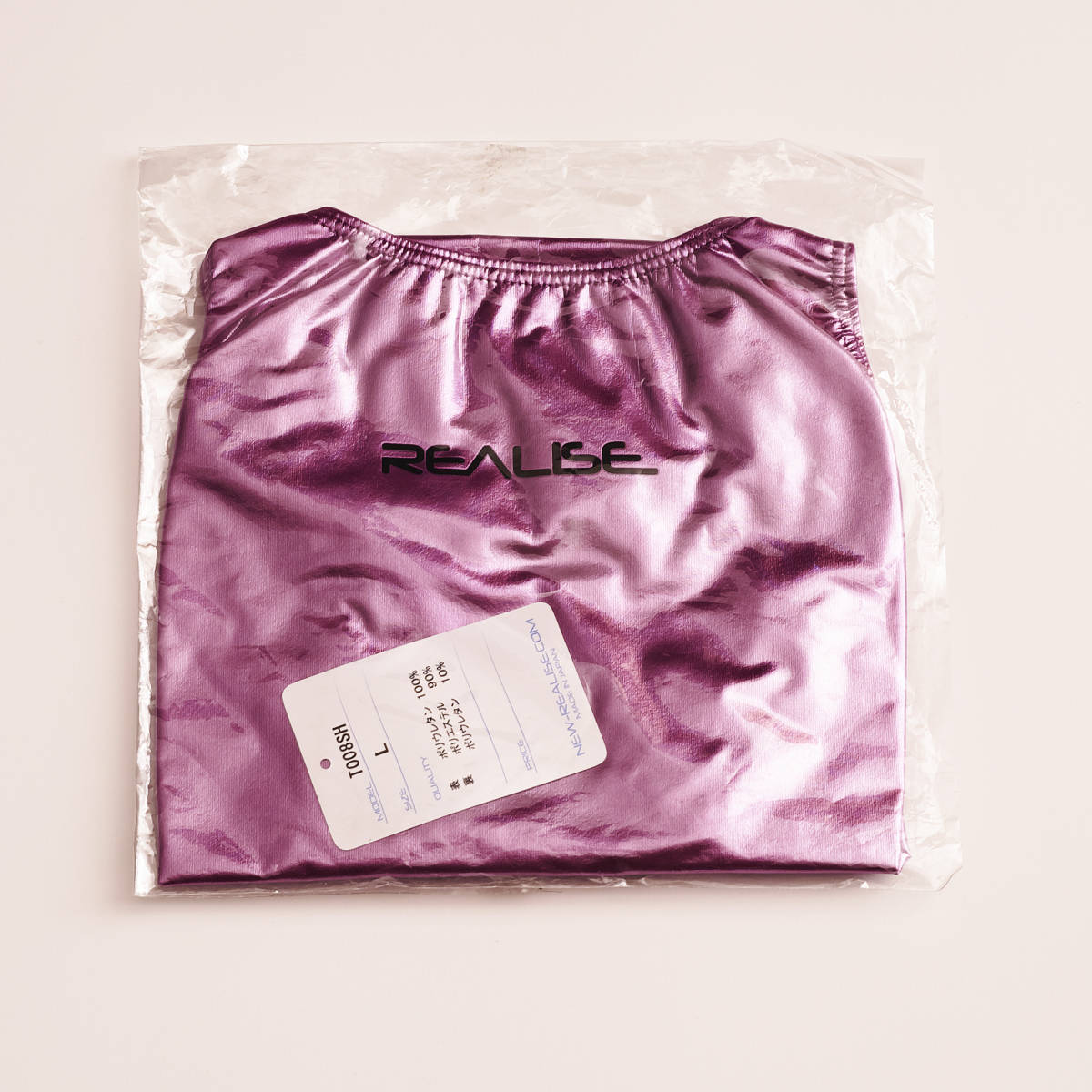 【新品】Realise リアライズ 光沢 競泳水着 T008SH Tバック メタリック ピンク Lサイズ 廃盤 未使用の落札情報詳細 ...
