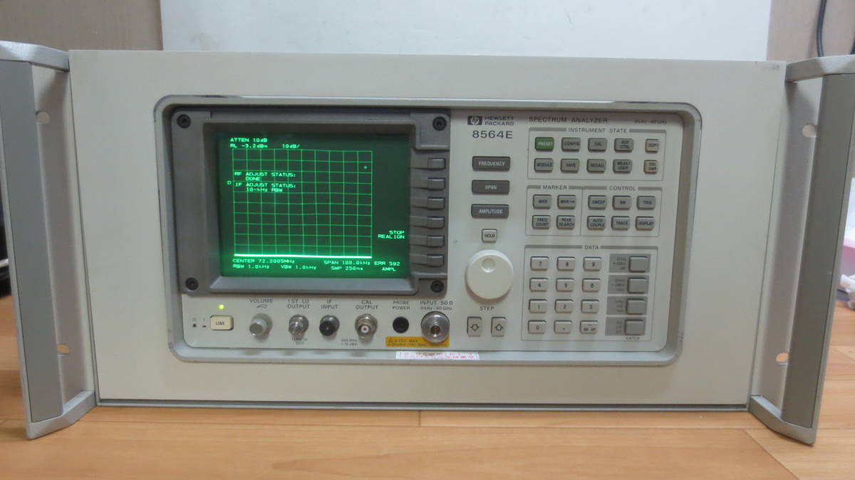 HP 8564E Spectrum analyzer 9khz-40Ghz hewlett packard スペクトラムアナライザ の落札情報 ...