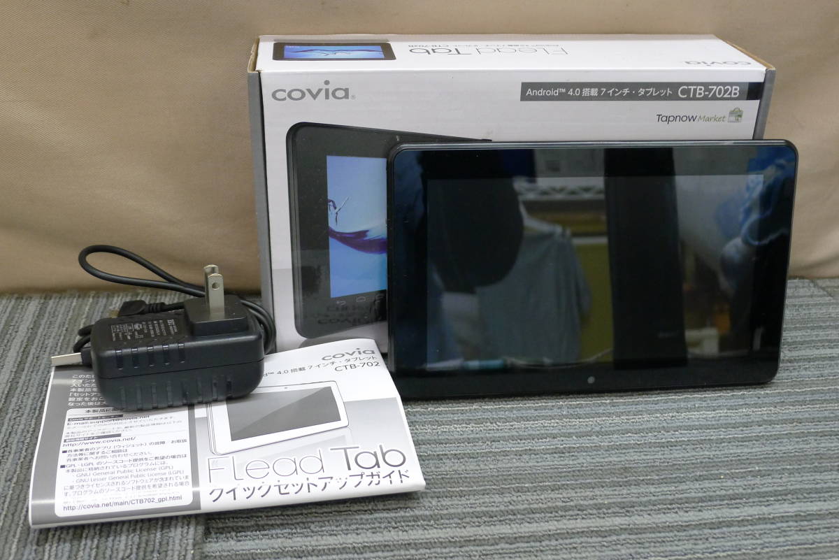 FF004 covia Android 4.0搭載 7インチ・タブレット CTB-702B Flead Tab Tapnow Matket ...