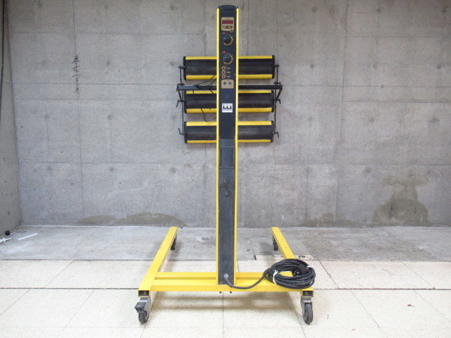 EDWIN TRISK エドウィン 赤外線乾燥機 赤外線ヒーター 自動車塗装乾燥機 3灯 サイズ 幅 約92cm 奥行 約161cm 高さ 約 ...