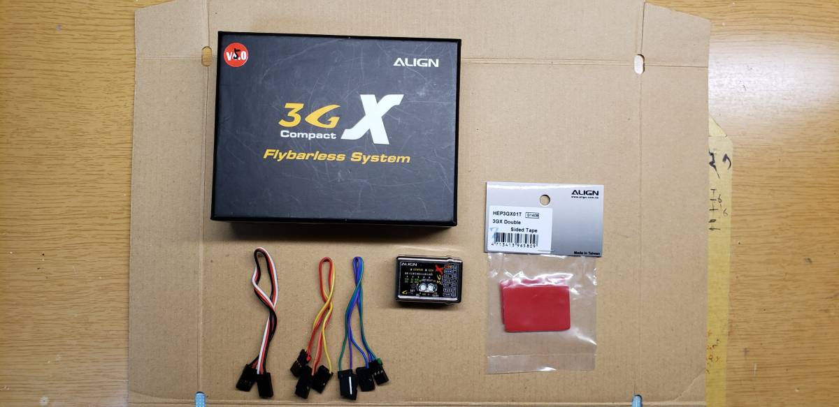 ALIGN 3GX ジャイロ V5.0 HEG3GX01 3軸ジャイロ PC接続USBケーブル付き 中古 RJ01 DMSS リモート ...