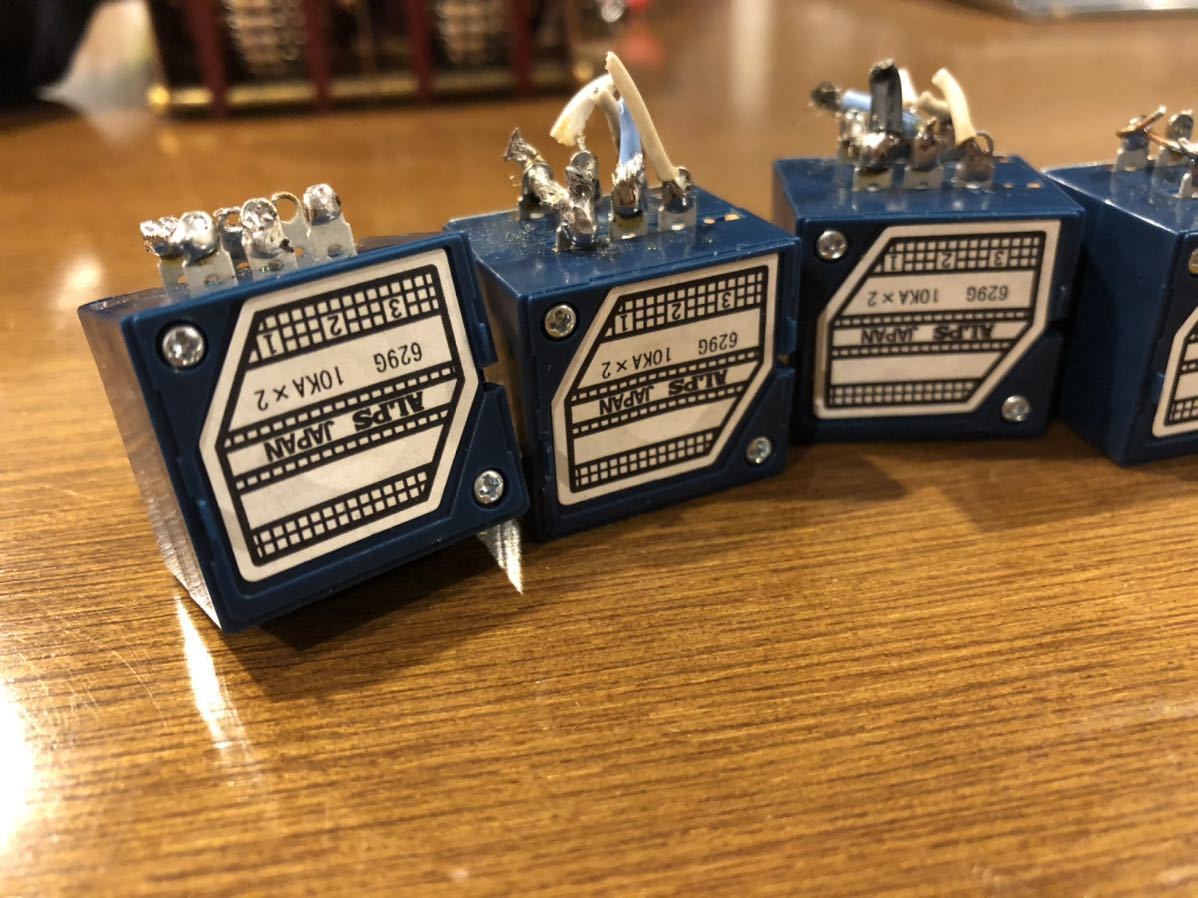 alps rk-27 2連 10kΩ クリックあり 6個 ボリューム 可変抵抗器 アルプスの落札情報詳細 - Yahoo!オークション落札価格 ...