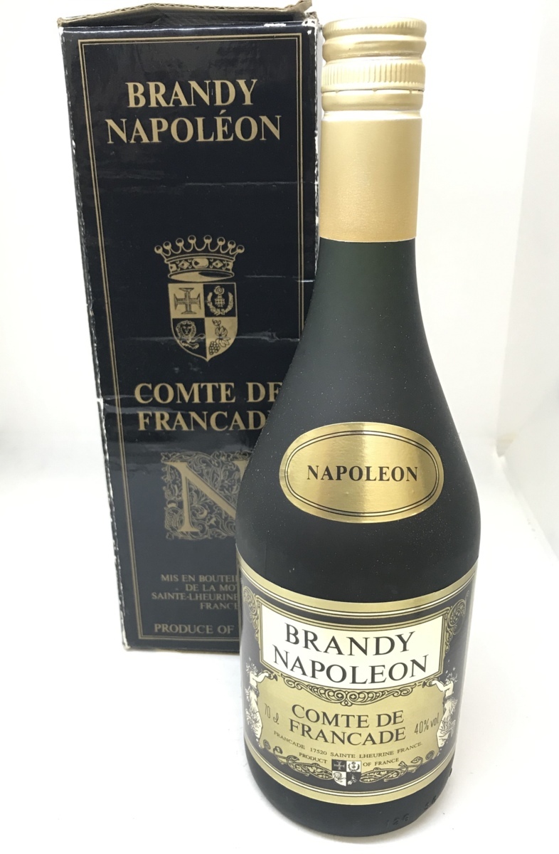 COMTE DE FRANCADE BRANDY NAPOLEON ブランデー 700mlの落札情報詳細 - Yahoo!オークション落札価格 ...