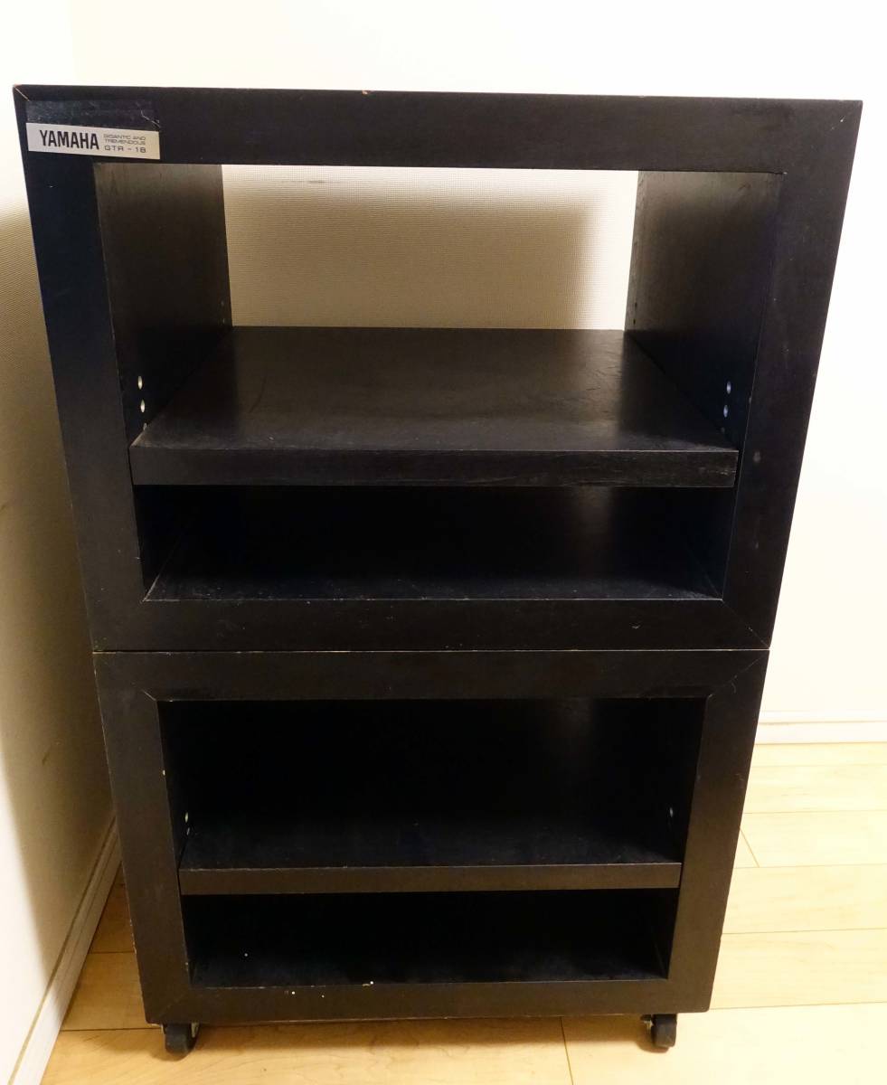 【中古】YAMAHA オーディオラック GTR-1B 2台まとめて の落札情報詳細| ヤフオク落札価格情報 オークフリー