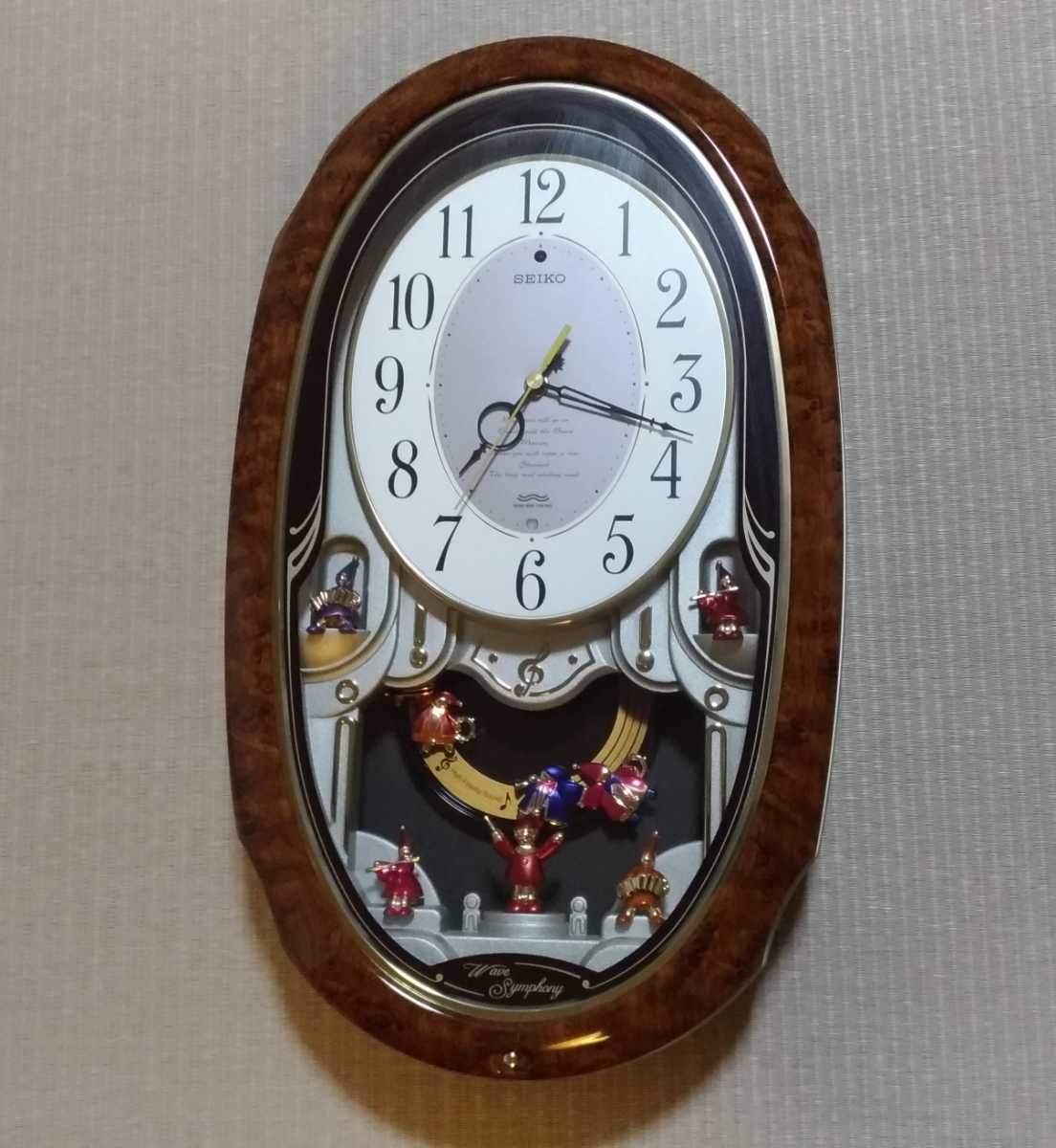★美品!! セイコークロック電波時計 ウェーブシンフォニー AM213B 掛時計 メロディ 茶木目 SEIKOの落札情報詳細 - ヤフオク落札 ...