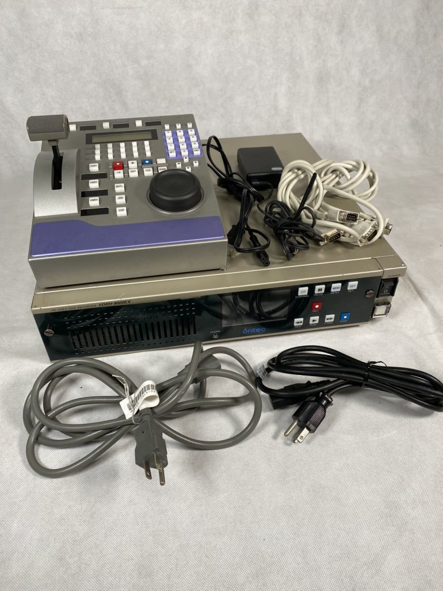 ontec VDRH-9000EX HD-SDI対応HDDレコーダー + MUSASHI 汎用コントローラーMDC-50T スローモーション ...