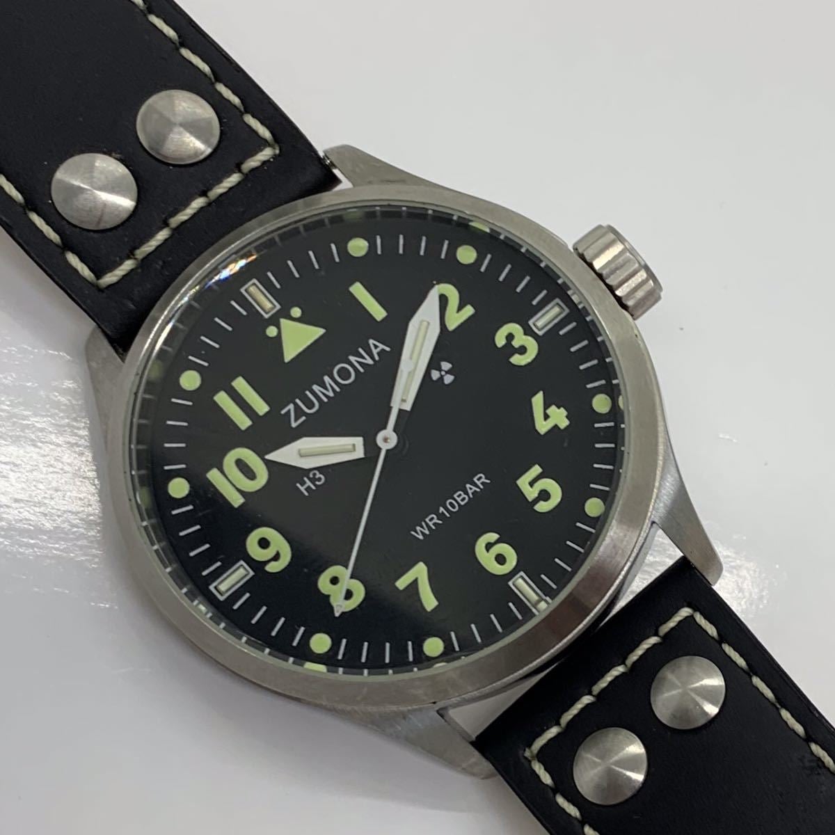ZUMONA トリチウム mb-microtec H3 ポリカーボネイト - メンズ腕時計