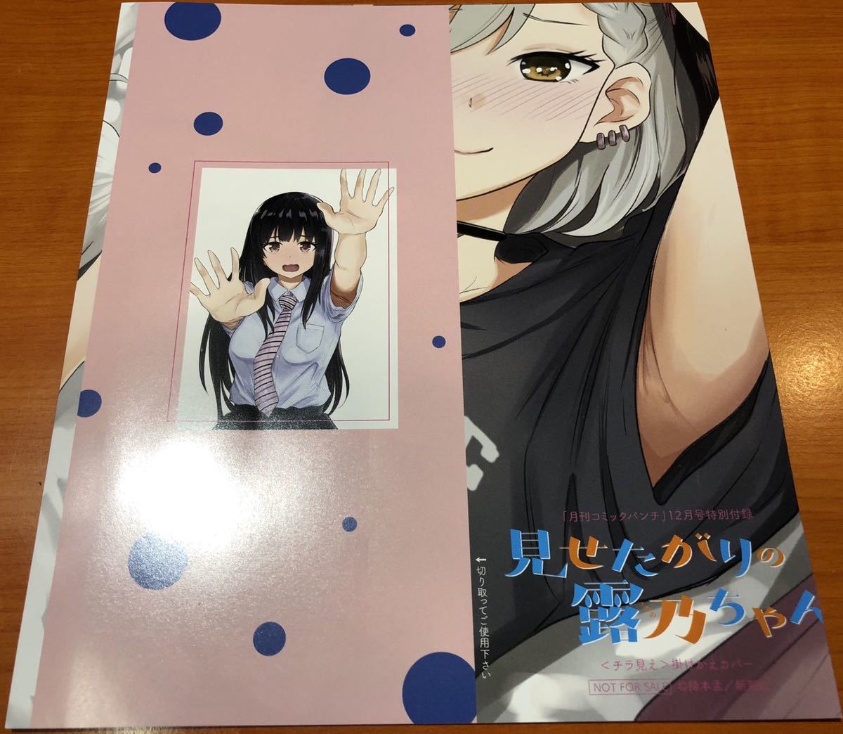 【新品】★コミックバンチ2020年12月号★特別付録★見せたがりの露乃ちゃん★降本孟★チラ見え掛け替えカバー★非売品 の落札情報詳細