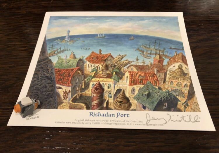 MTG リシャーダの港 Jerry Tiritilli氏の直筆サイン入りアートプリント 複製原画 限定品の落札情報詳細 - Yahoo ...