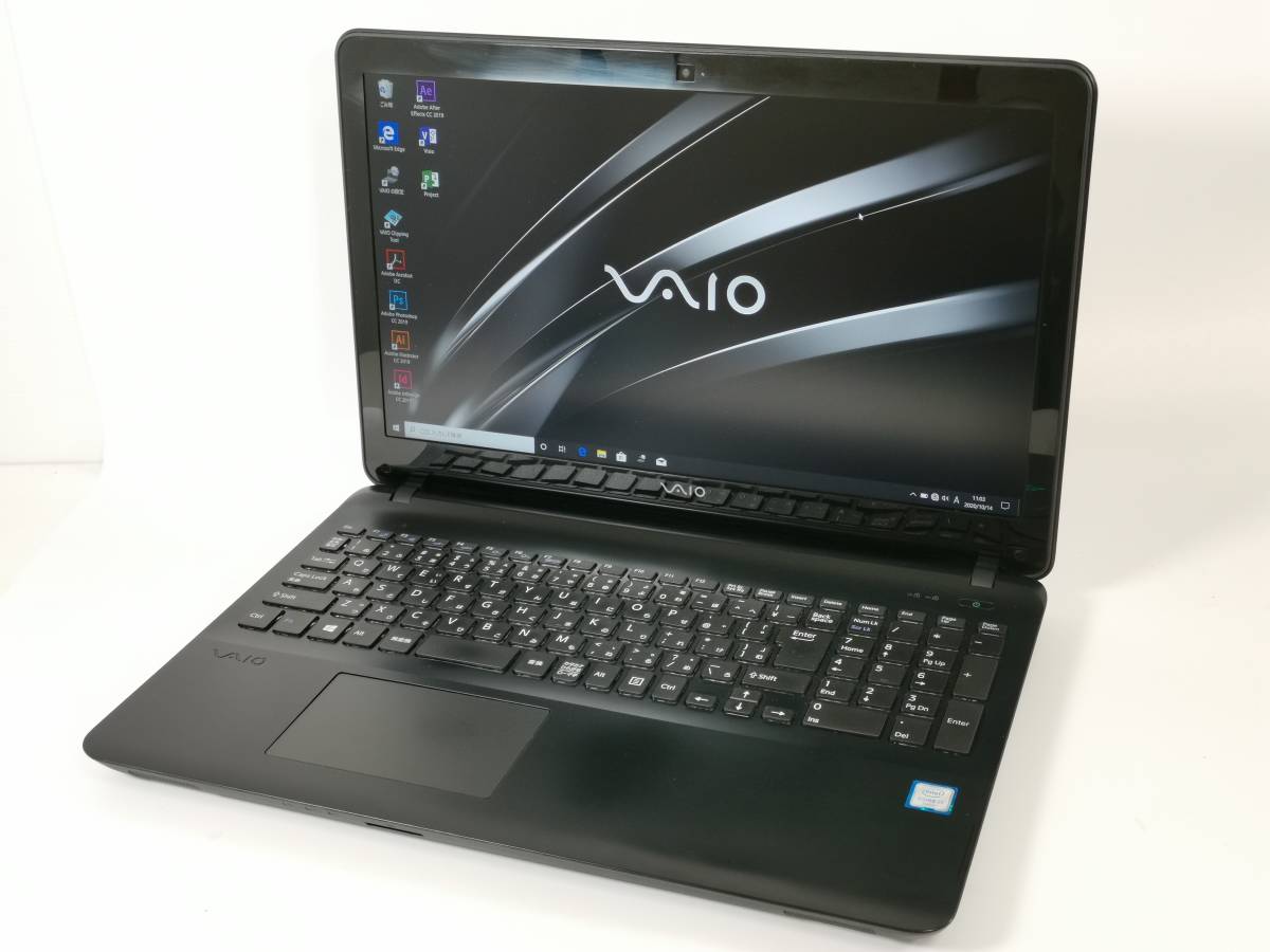 VAIO S15 VJS151C11N / Core i7-6700HQ / 8GB /256GB (SSD M.2 NVMe) / 1TB (HDD) /15.5型 ワイド /Win10 ...