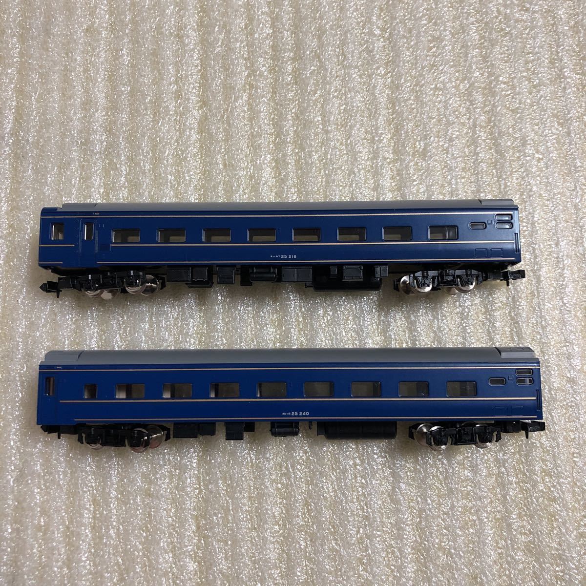 TOMIX JR 24系25型 北斗星仕様 オハネフ25-218 オハネ25-240の落札情報詳細 - Yahoo!オークション落札価格検索 オークフリー