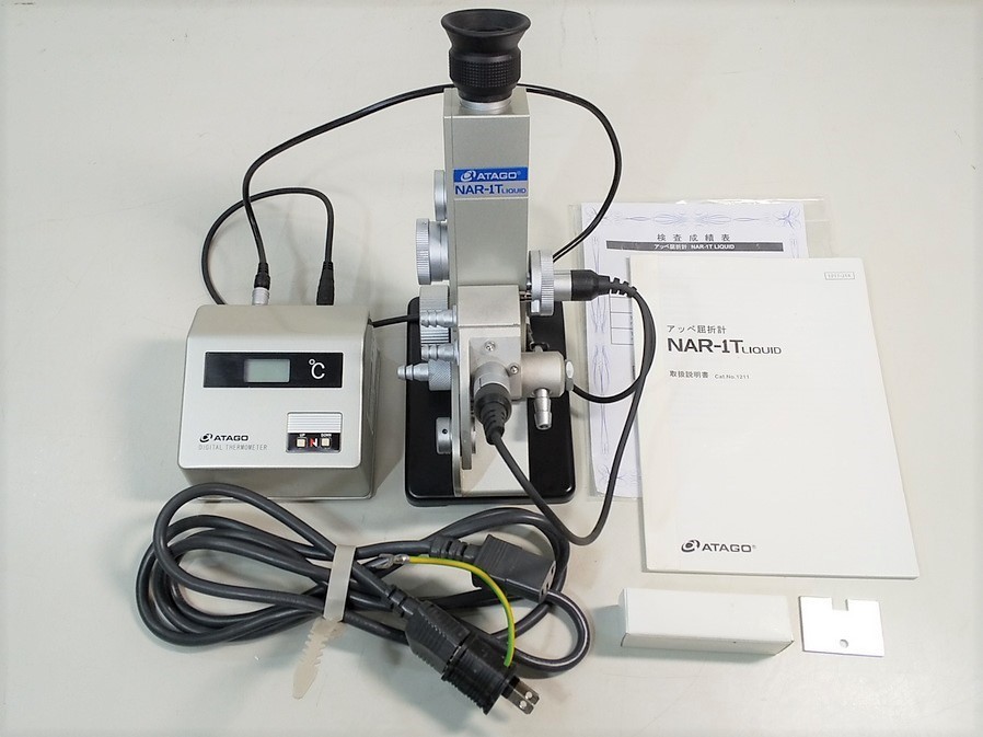 ★ATAGO/アタゴ アッペ屈折計 NAR-1T LIQUID デジタル温度計 動作品★中古★超美品！の落札情報詳細 - Yahoo!オークション落札価格検索 オークフリー