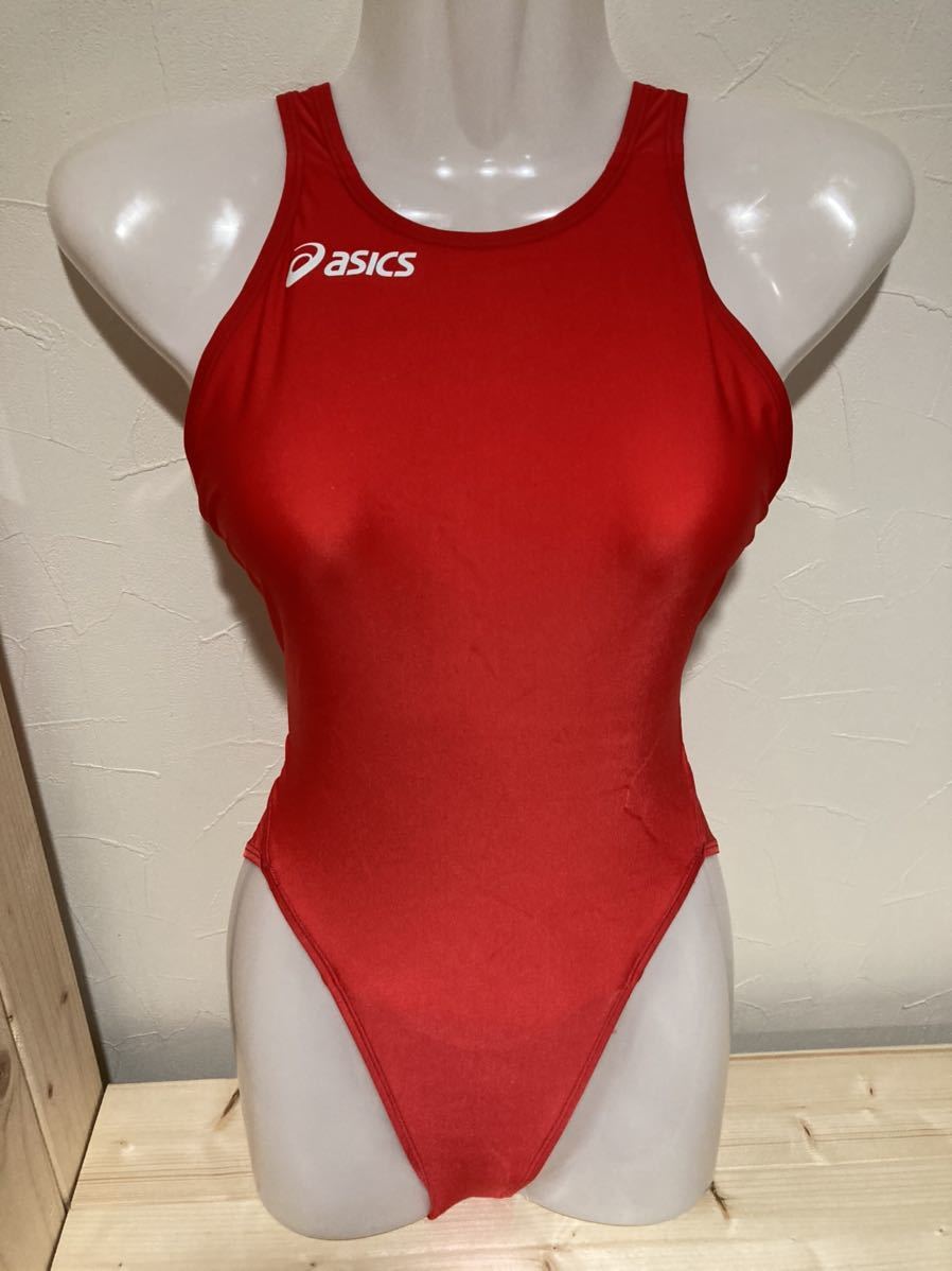 【新品】asics 競泳水着 ALS85T ハイドロCD Mサイズ レッドの落札情報詳細 - ヤフオク落札価格検索 オークフリー