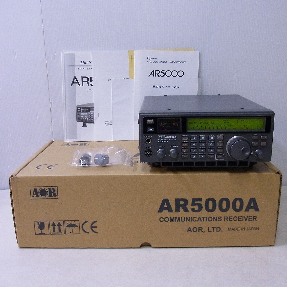 美品 AOR AR5000A+3 コミュニケーションレシーバー 取説・元箱付 AR-5000A+3【20の落札情報詳細 - ヤフオク落札価格検索 オークフリー