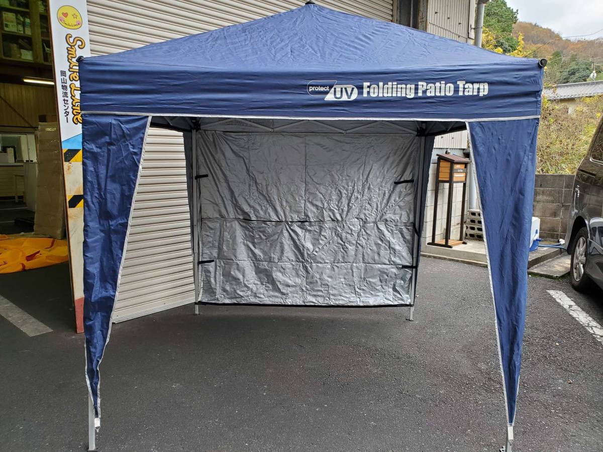 Folding Patio Tarp ワンタッチタープ アウトドア用品 180×180×160～210の落札情報詳細 - Yahoo ...