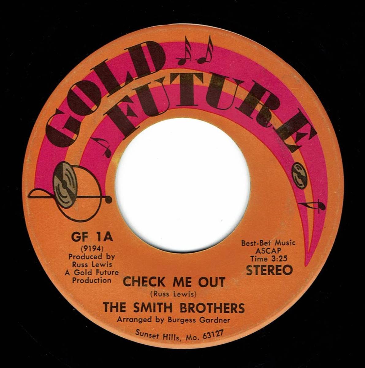 The Smith Brothers / Check Me Out (Gold Future) の落札情報詳細 - Yahoo!オークション ...