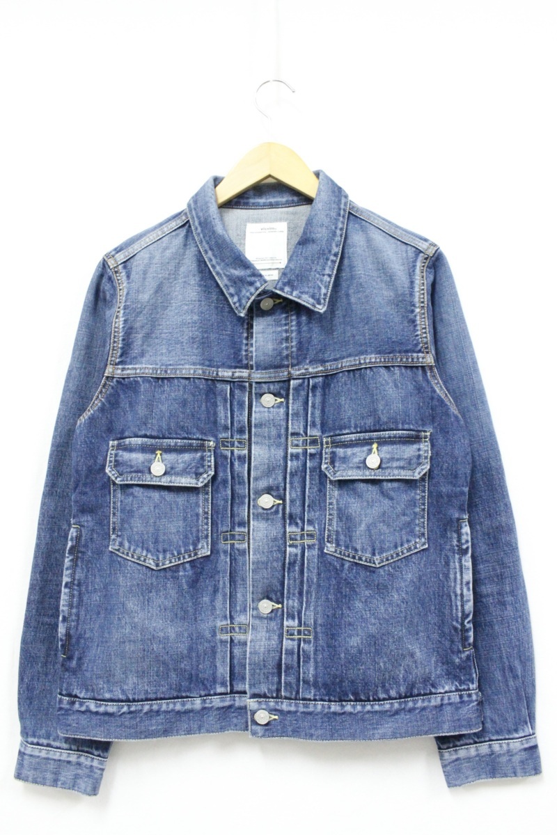 visvim - SS 101 JKT DMGD-1001 ヴィズヴィム 2NDタイプ デニムジャケット size3 の落札情報詳細 ...