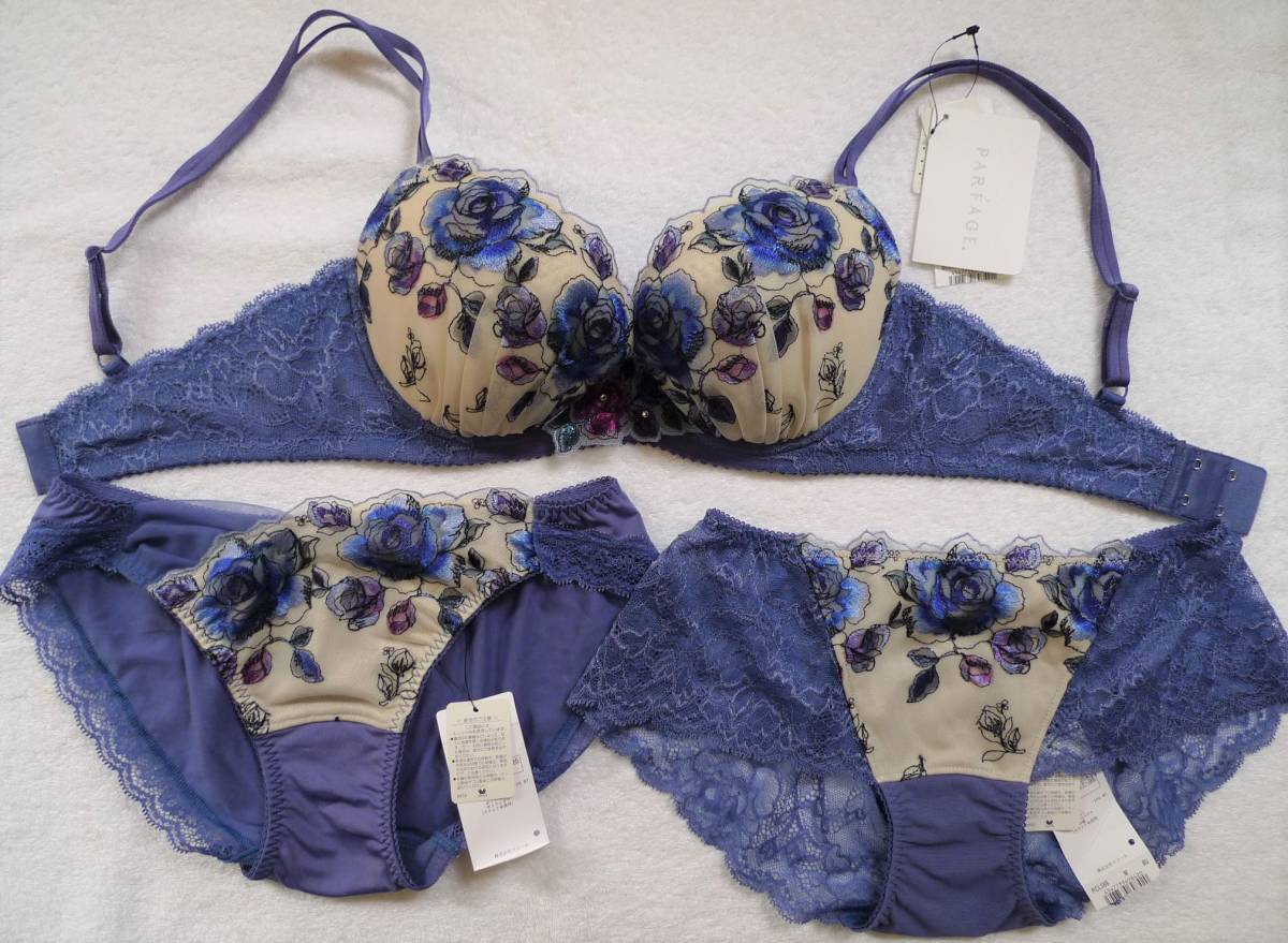 【未使用】ワコール♪パルファージュ 【89G】 BU E65&ショーツM2種(L)♪ パーソナルフィットプラスの落札情報詳細 - ヤフオク落札価格検索 オークフリー