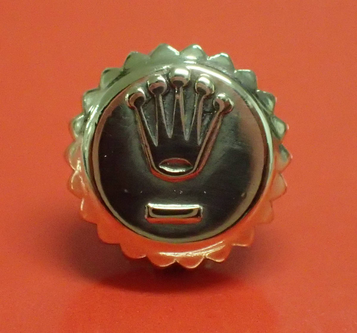 【やや傷や汚れあり】ROLEX ロレックス 純正 600-8 金 リューズ 竜頭 6mm デイトジャスト デイト 1600 1601 1625 ...