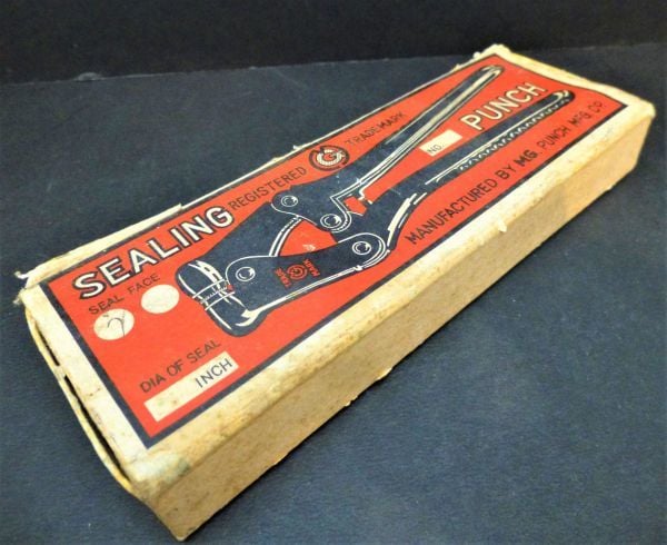 D2# シーリングパンチ MG SEALING PUNCH 針金封印 鉛玉 鉛駒/シーリングマシーン 封印 封緘 #1229-2の落札情報詳細 ...