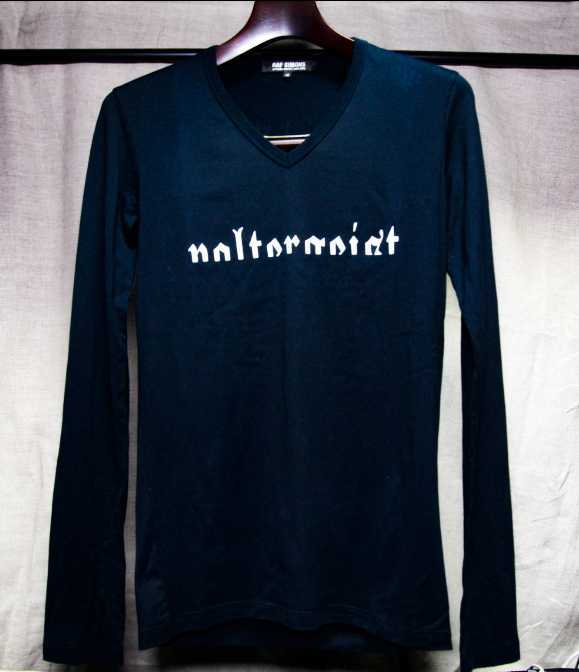 【美品】raf simons 05-06AW ポルターガイスト期 Vネック カットソー archive アーカイブ ラフシモンズ サンフレール ...