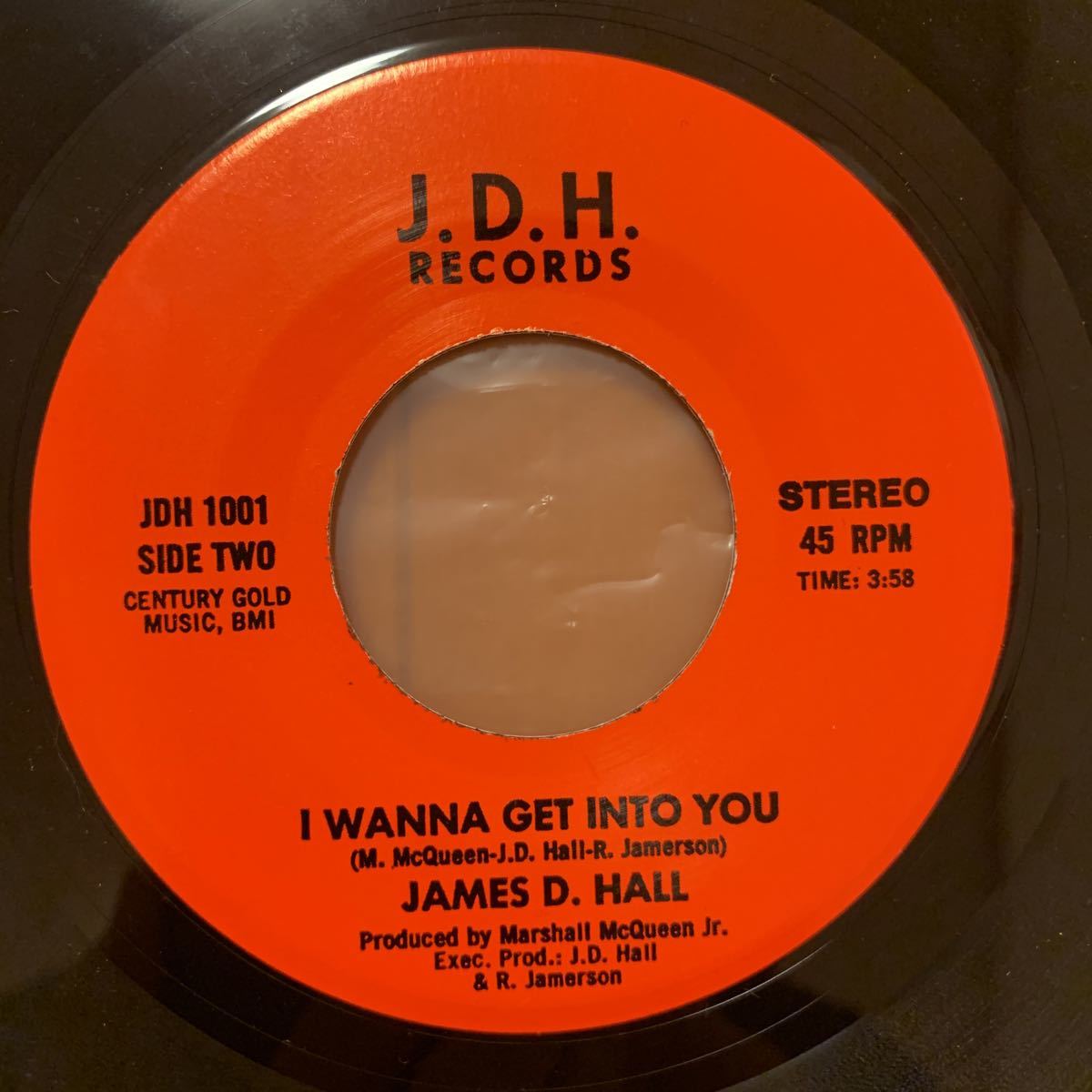 JAMES.D.HALL - [I WANNA GET INTO YOU] soul45 modern soulの落札情報詳細 - Yahoo ...