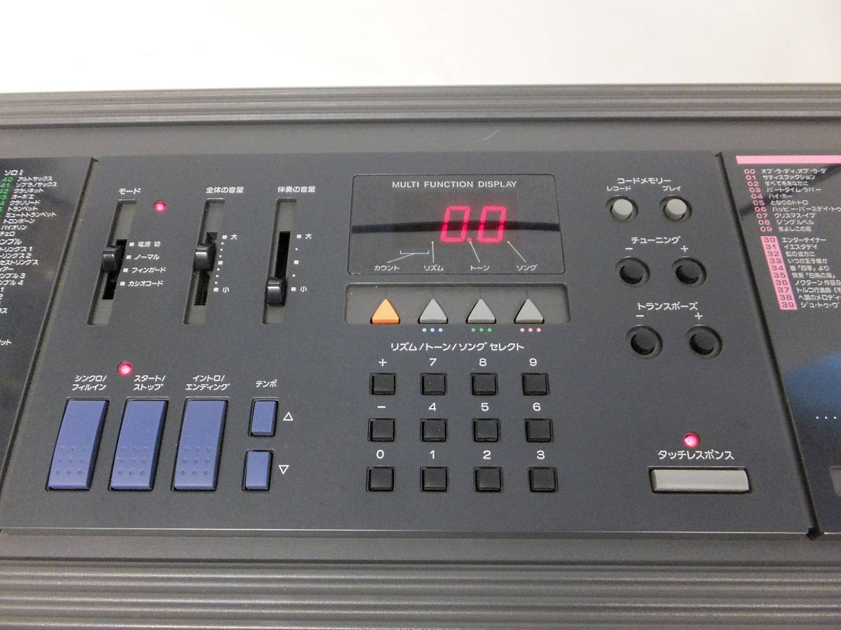 【よろづ屋】CASIO CTK-550 カシオ キーボード 取扱説明書あり 譜面台あり 61鍵盤 電源アダプターAD-5JLTタッチレスポンス ...