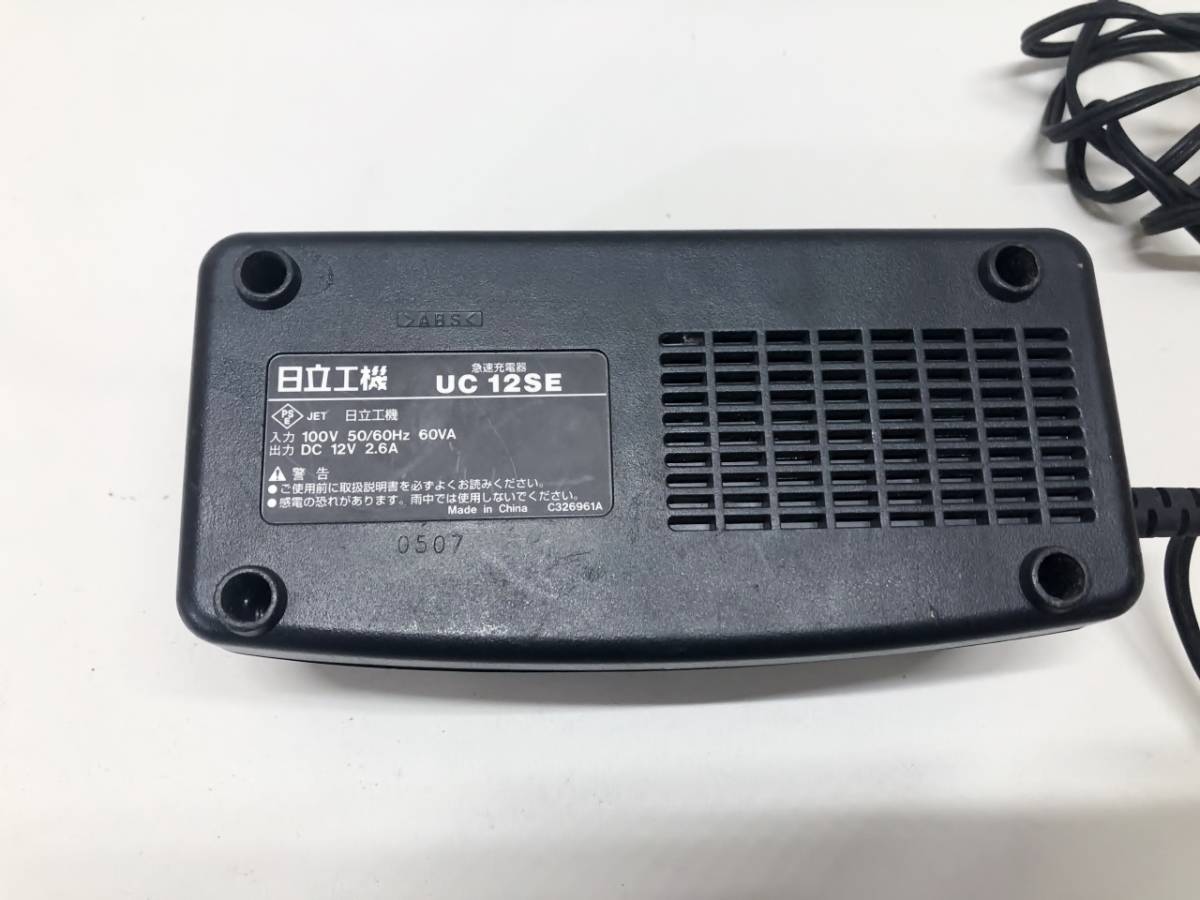 HITACHI 日立工機 急速充電器 UC12SE 12V-1.2Ah ジャンク扱いの落札情報詳細 - Yahoo!オークション落札価格検索 ...