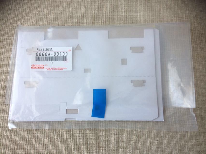 【新品】【新品未使用】トヨタ純正 地デジ用 フィルムアンテナ 0860A-00100 W66 W68 補修用 交換用 の落札情報詳細 ...