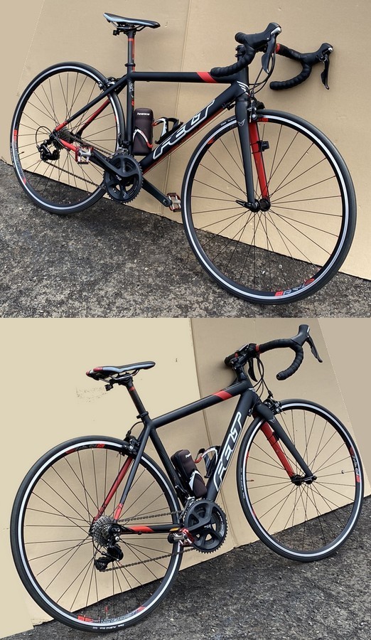 #綺麗【フェルト FELT Fシリーズ 7005 F75 SuperLite Size51 アルミフレーム サテンブラック シマノ105 ...