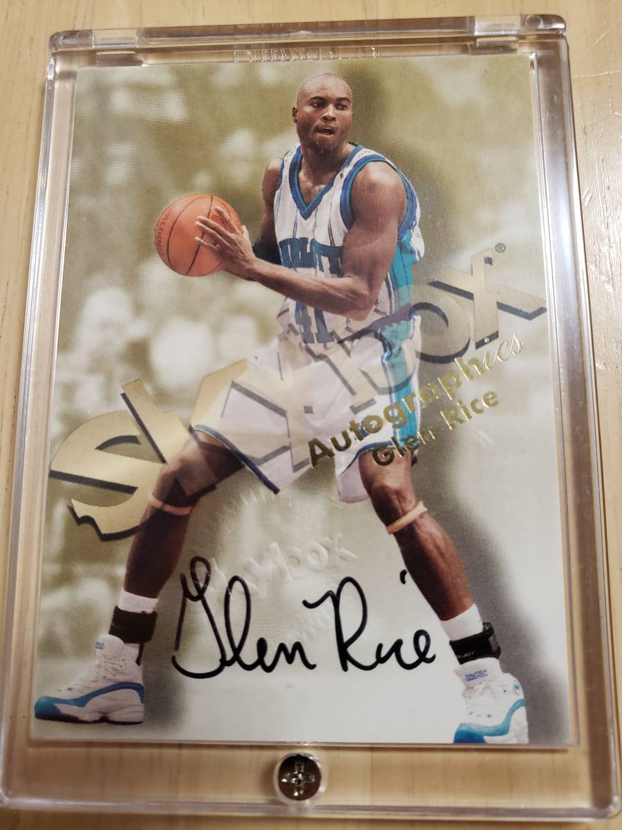 【未使用に近い】サイン 1998 -99 Skybox Autographics GLEN RICE Auto / グレン ライス Autographの落札情報詳細 - ヤフオク落札価格検索 ...