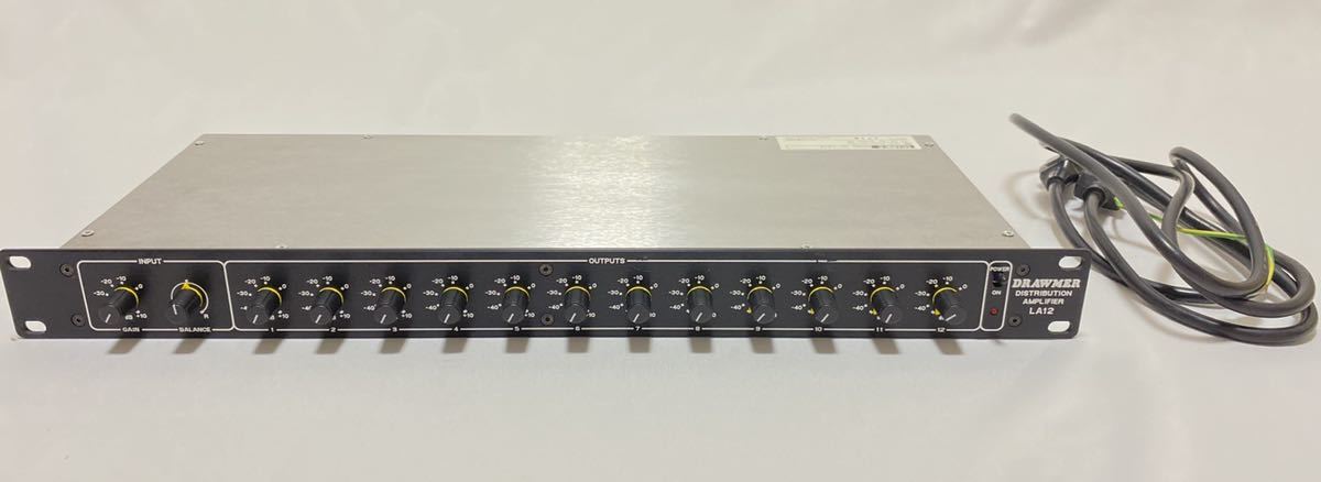 【やや傷や汚れあり （詳細）】送料無料 良品 DRAWMER「LA12」ディストリビューションアンプ 動作確認済の落札情報詳細 - ヤフオク ...