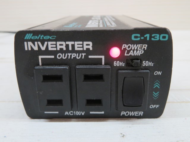 Meltec C-130 インバーター Multi AC Power Supply メルテック 大自工業 DC12V AC100V カー用品 USED 41862 ！！の落札情報詳細 ...