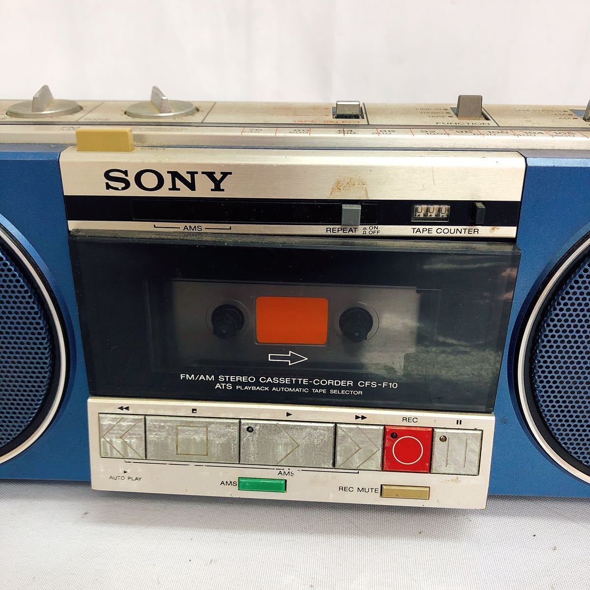 BS61 SONY ソニー 昭和レトロ ラジカセ CFS-F10 通電OK 動作未確認の落札情報詳細 - Yahoo!オークション落札価格検索 ...