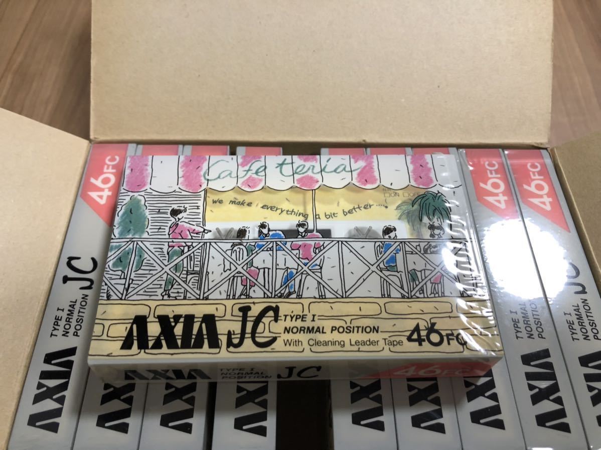 【新品】希少 未使用 AXIA カセットテープ JC 46 FC カフェテリア 10本セット 46分 富士フィルムの落札情報詳細 - ヤフオク落札価格検索 オークフリー