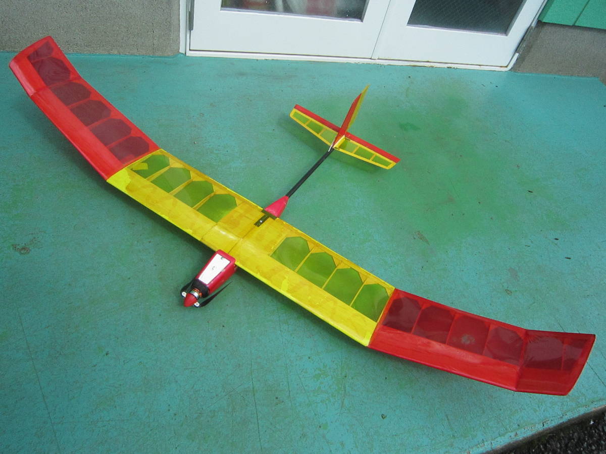 電動グライダー 機体名不明 ブラシレスモーターTahmazo ER-400XT+ESC+折ぺラ+サーボ2個付きの落札情報詳細 - Yahoo!オークション落札価格検索 オークフリー