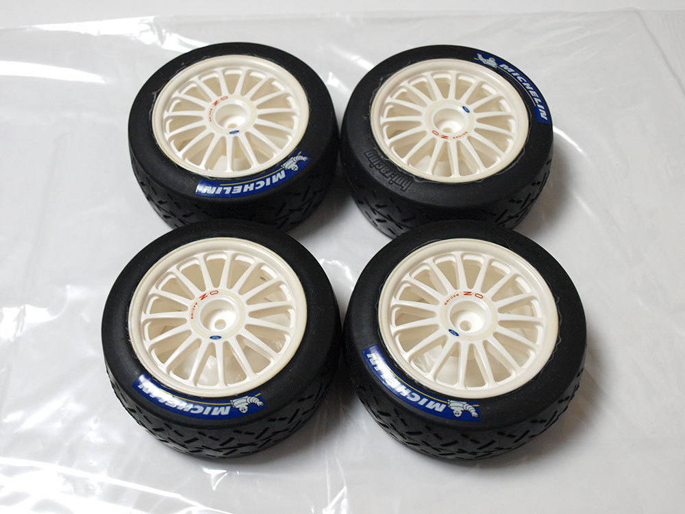 【新品】【M421】HPI WR8用 タイヤ・ホイール 1台分 新品（検索：ターマック OZ RC ラジコン パーツ 1/8 TGX TGR ...