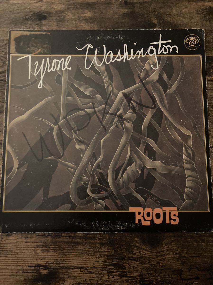 美品 LP プロモ TYRONE WASHINGTON ROOTS US ORIGINAL PERCEPTION RECORDS ...