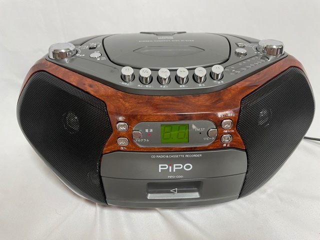 動作品 PiPo カラオケも楽しめる FM/AM CD カセット PiPo-CD01 美品の落札情報詳細 - ヤフオク落札価格検索 オークフリー