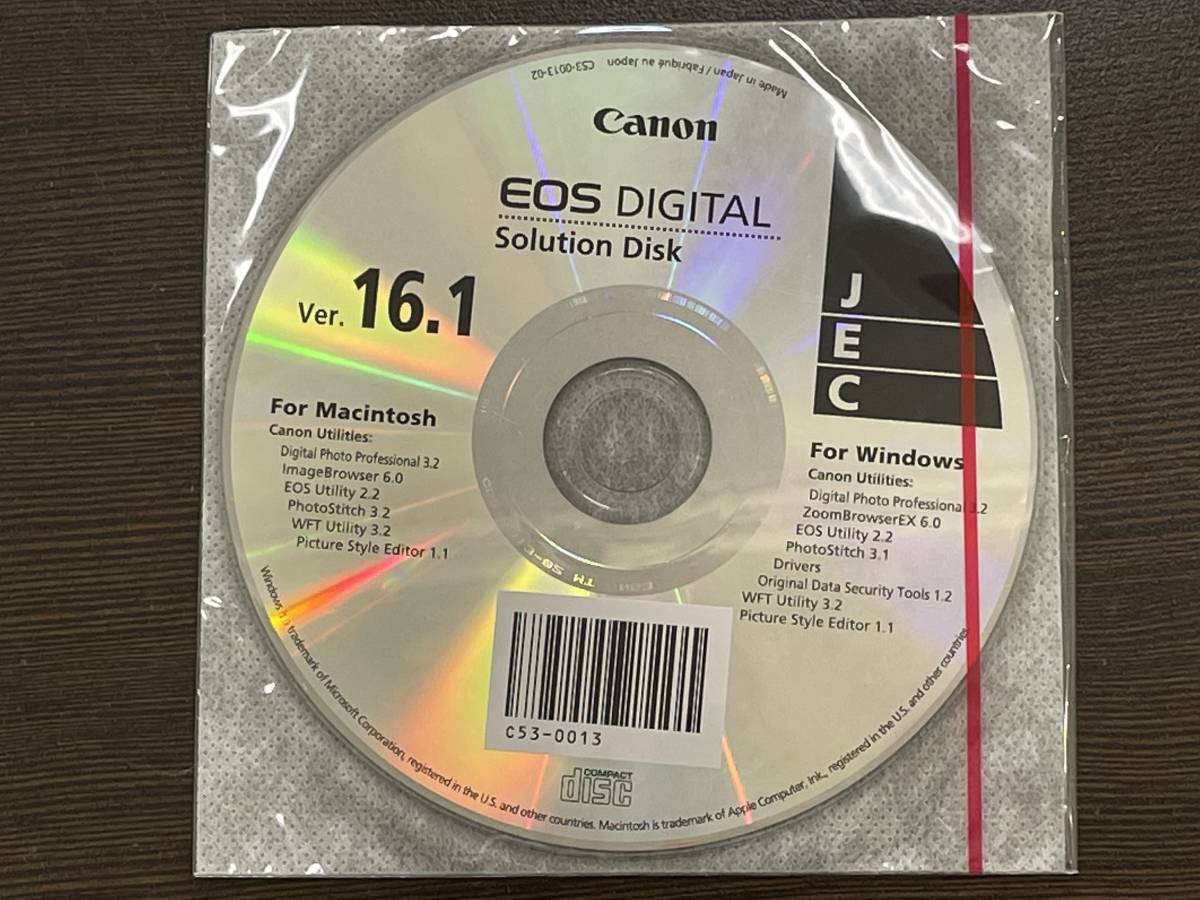 CD-ROMのみ】Canon(キャノン) EOS DIGITAL(イオス デジタル) 用 Solution Disk(ソリューション ディスク) Ver 16.1★送料120円～の落札情報詳細 ...