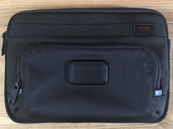 新同品 ★ TUMI JAL機内販売 限定 ALPHA2 MINI TABLET COVER CASE BLACK ★ 希少 トゥミ ...